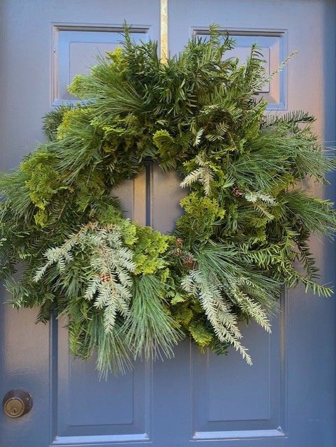 Brighten Your Holidays With a Locally Made Mixed Green Wreath – Michael ...
